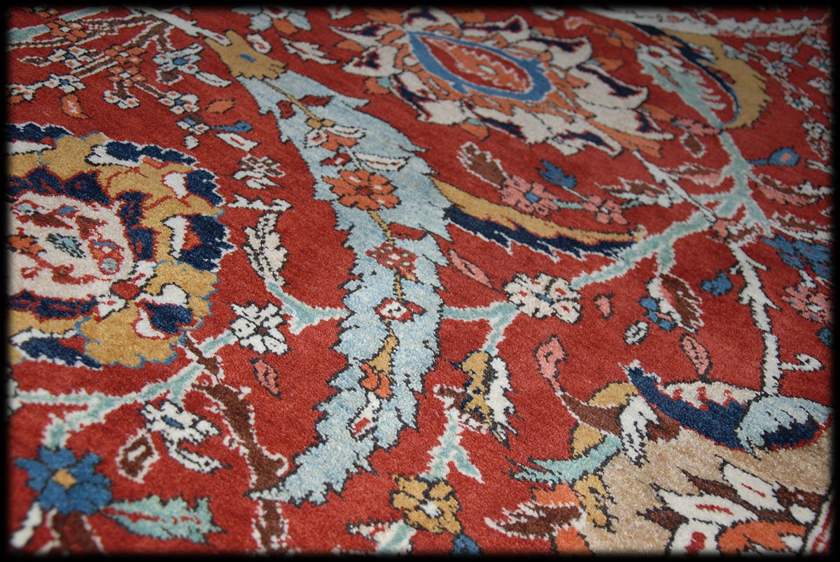 Reconstruction Of The Clark Safavid Sickle Leaf Vine Scroll And
